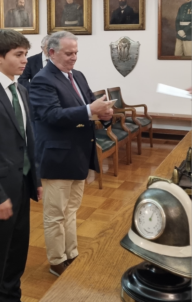 Ingreso José Manuel Morera – Quinta Compañia